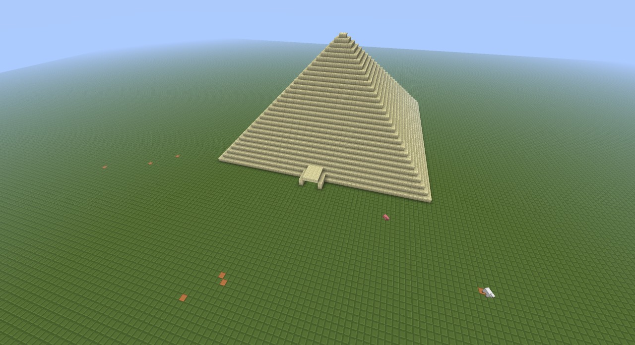 The big pyramidal Minecraft Map