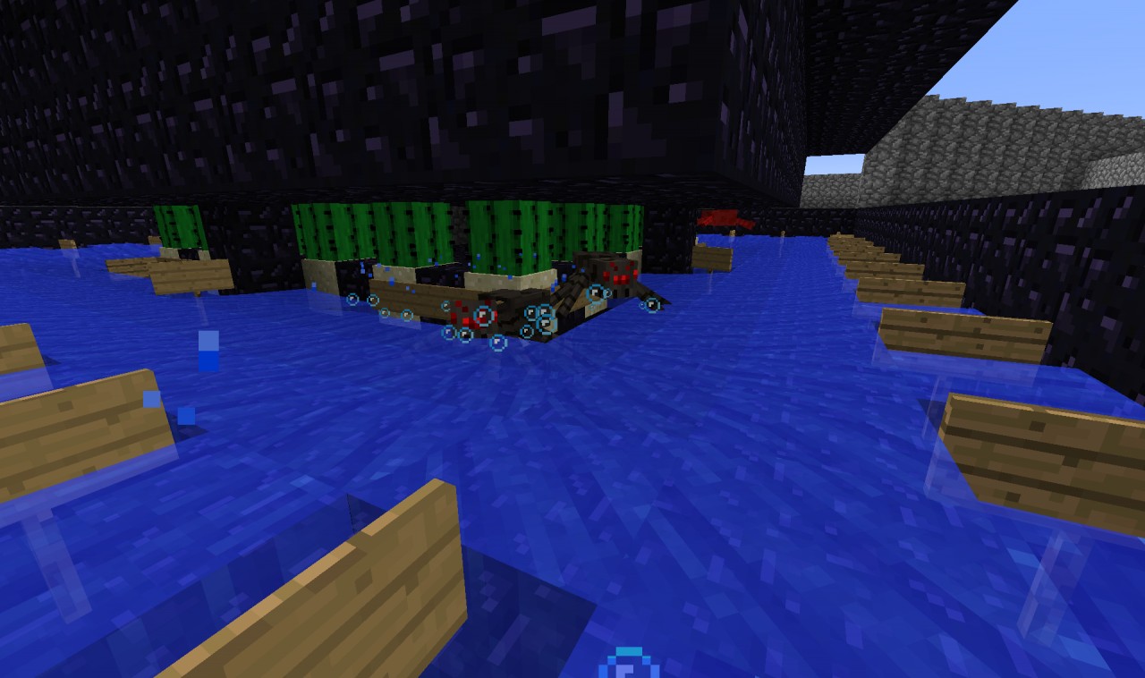 No lava/falling Mob Grinder Minecraft Map