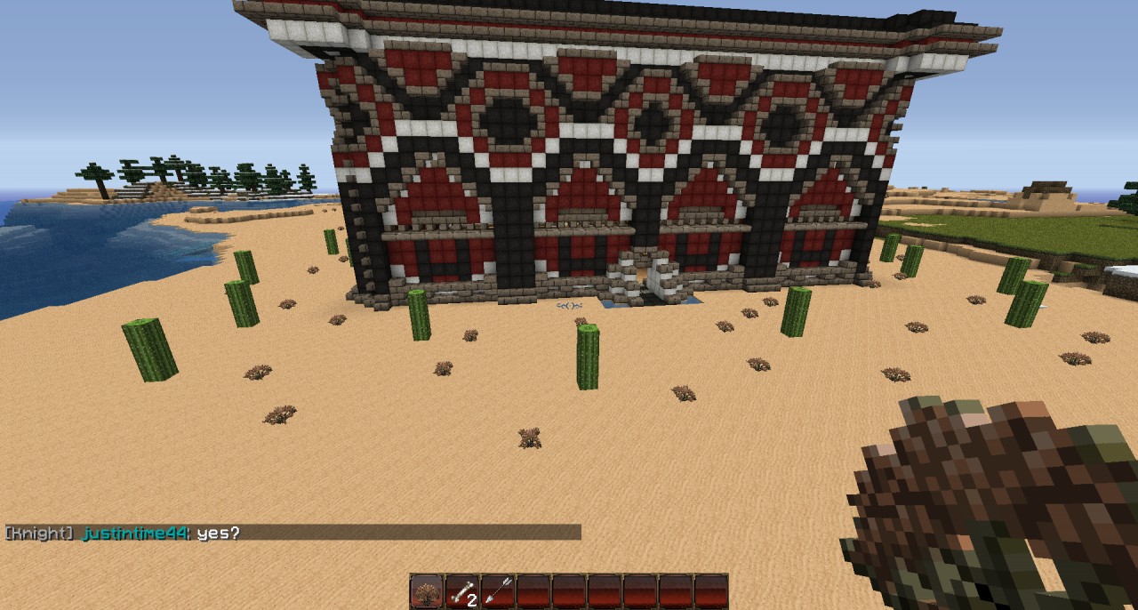 Roman Fire Mob Arena Minecraft Map