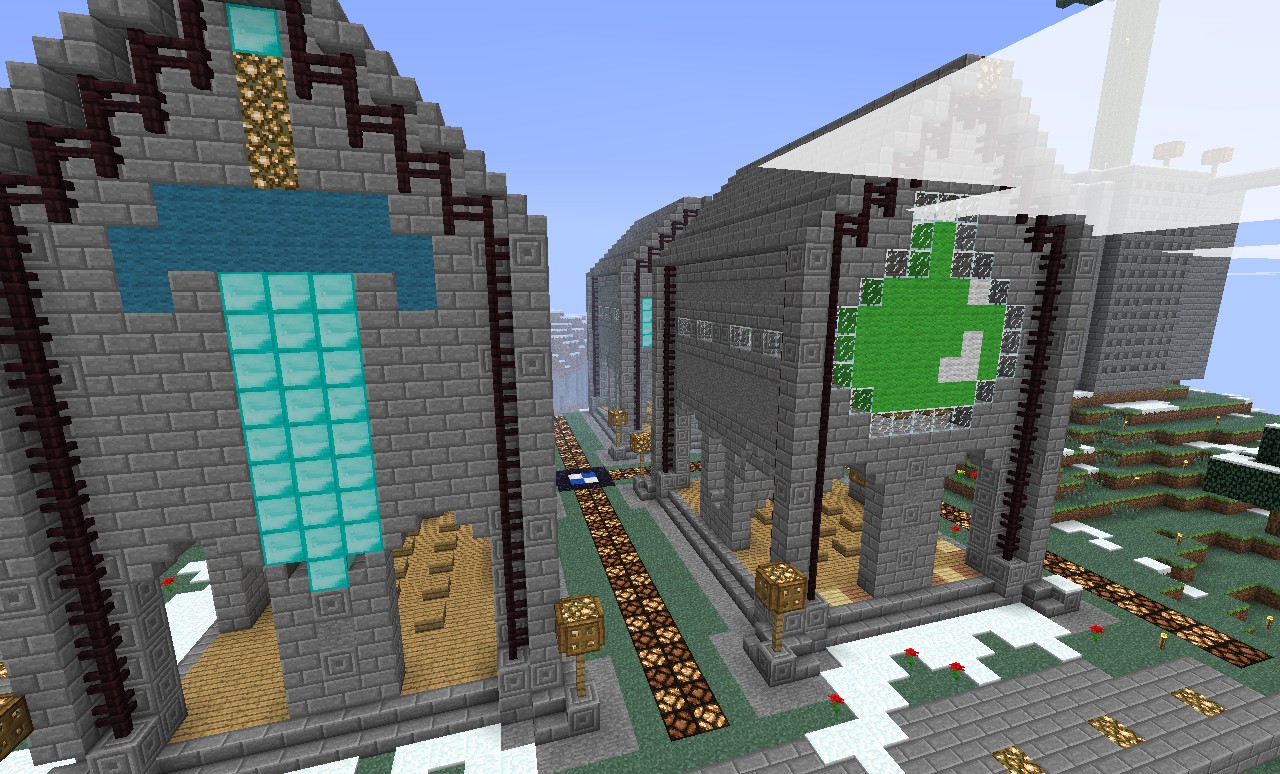 RPG Style Shop District Minecraft Map
