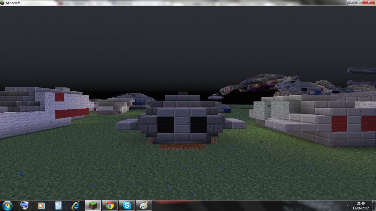 Star Trek NX Shuttle-pod Redesigned (zeppelin mod compatible) Minecraft Map