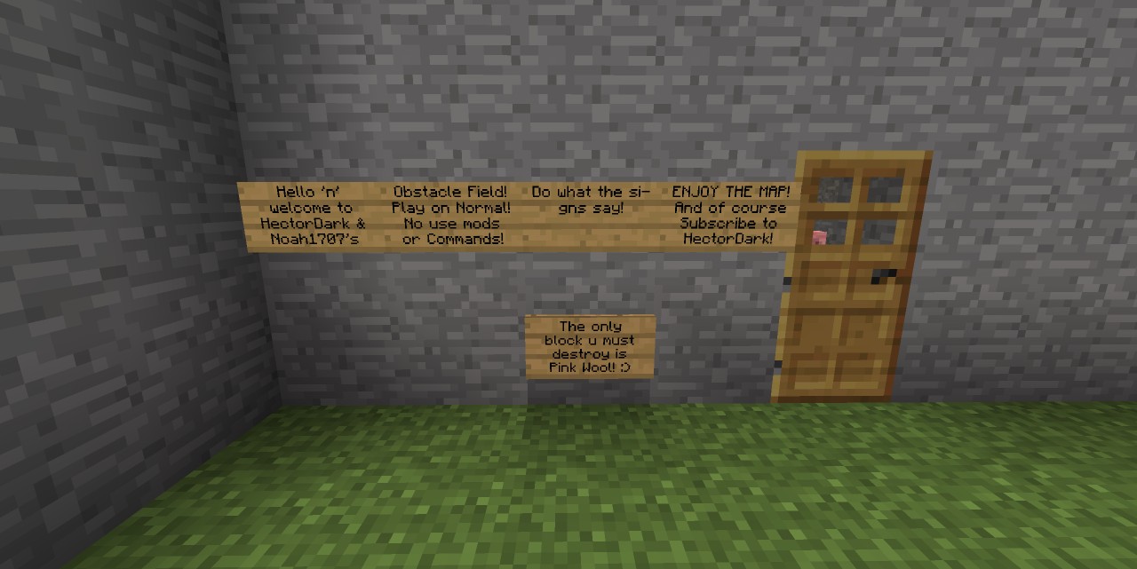 Obstacle Field Minecraft Map