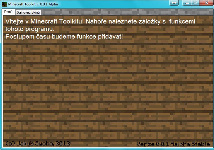 [CZ] Minecraft Toolkit Minecraft Mod