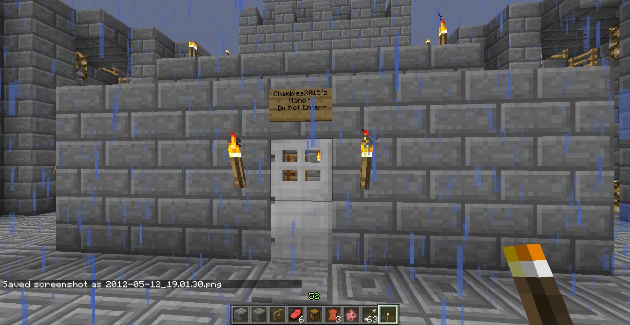 Awesome custom Castles Minecraft Map