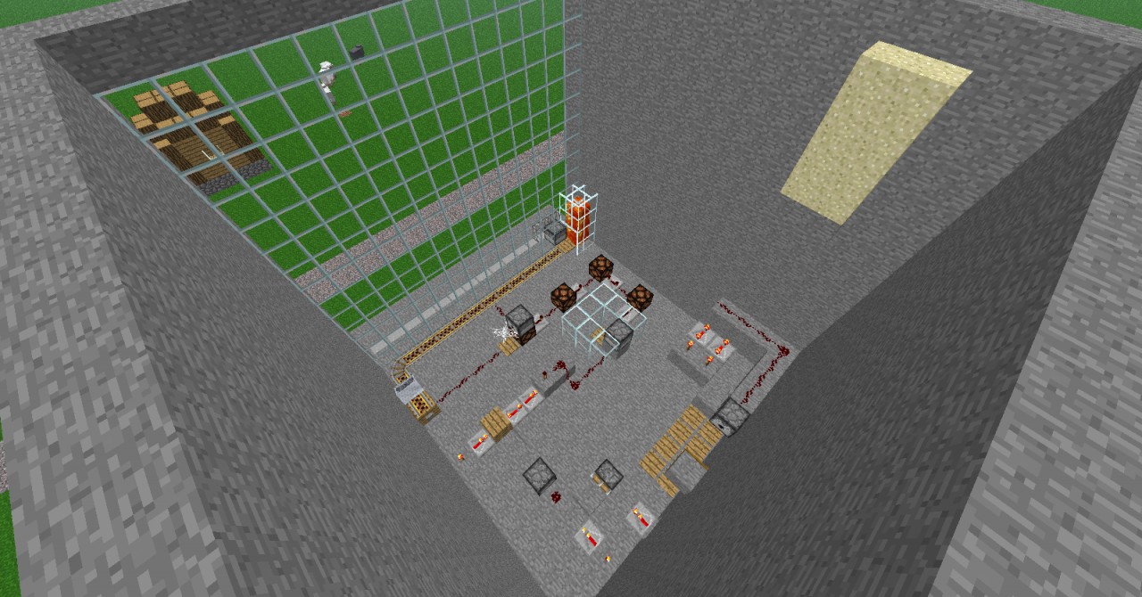 Mining a Block -> Real Minecraft (Working Model) Minecraft Map