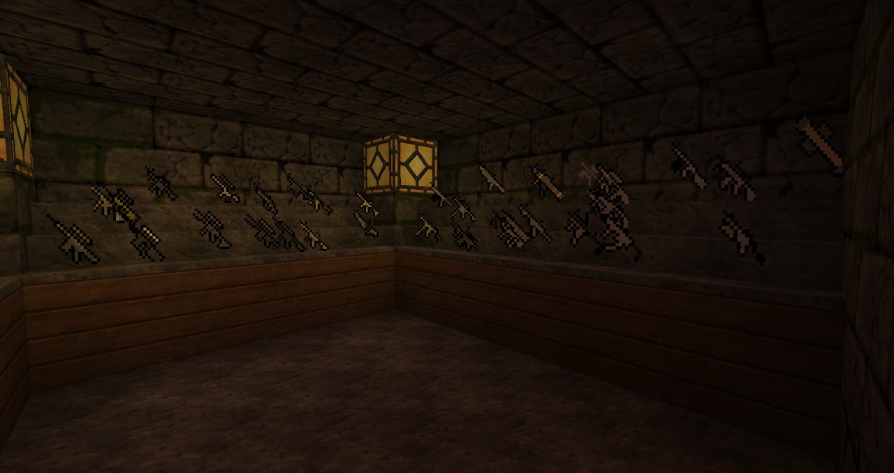Gun room Minecraft Map
