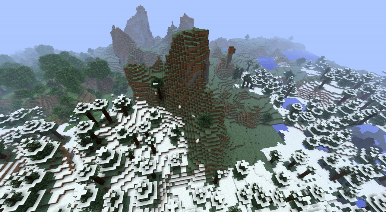 Mountain Castle High Minecraft Map