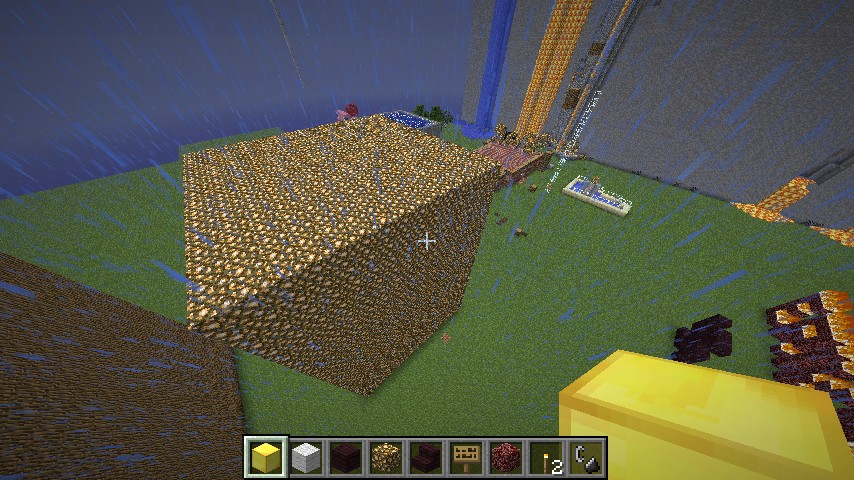 big block of glowstone Minecraft Map