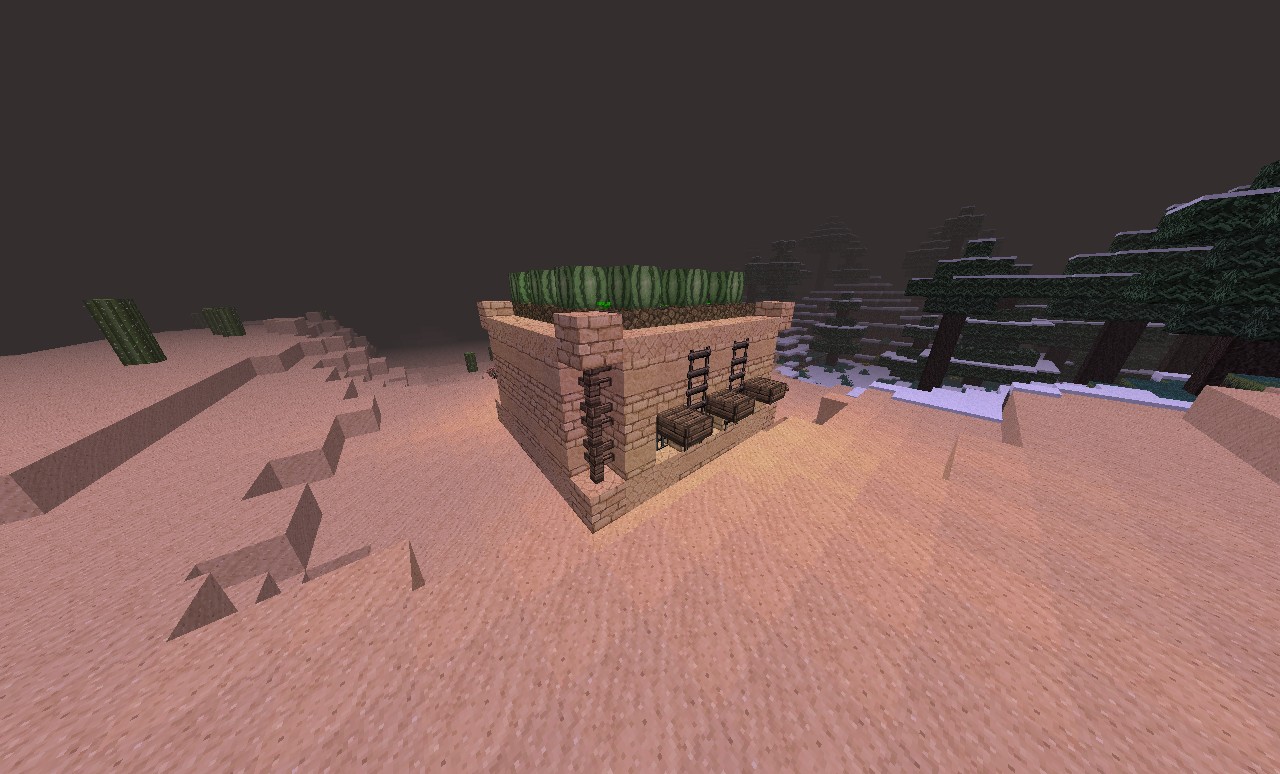 Desert House Minecraft Map