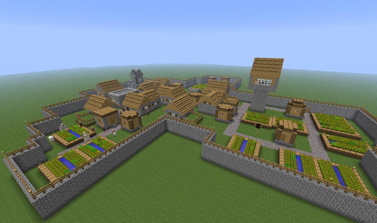 NPC city Minecraft Map