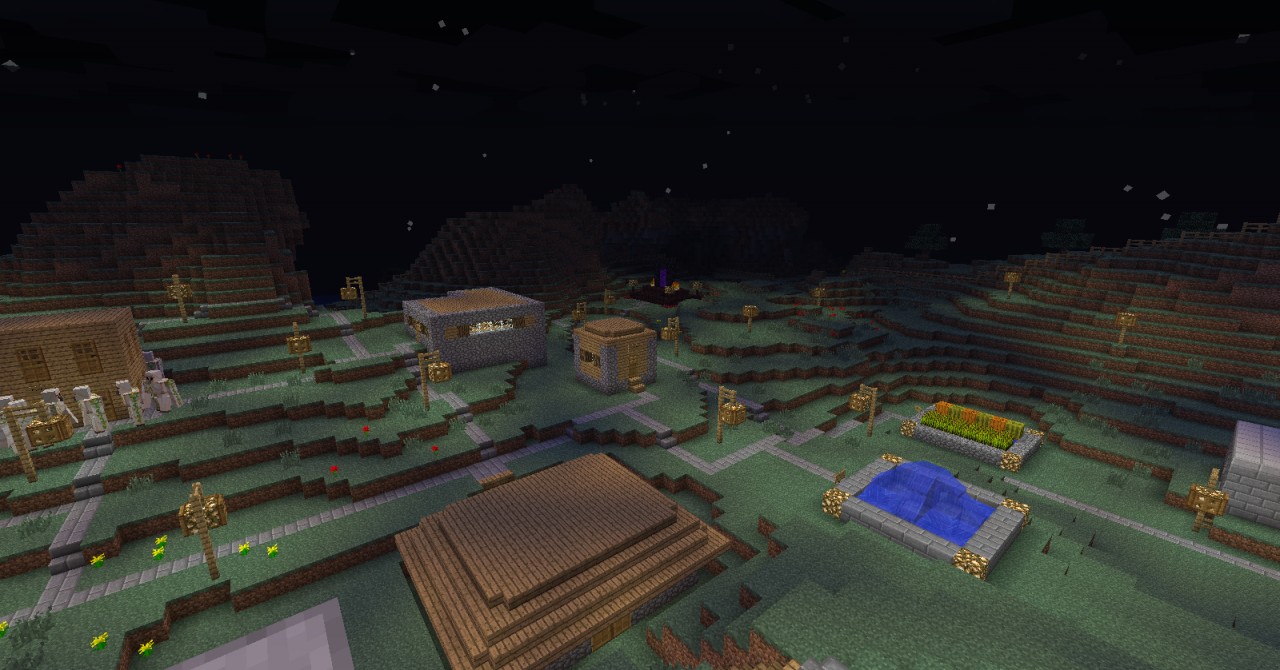 Artificial NPC Village Minecraft Map