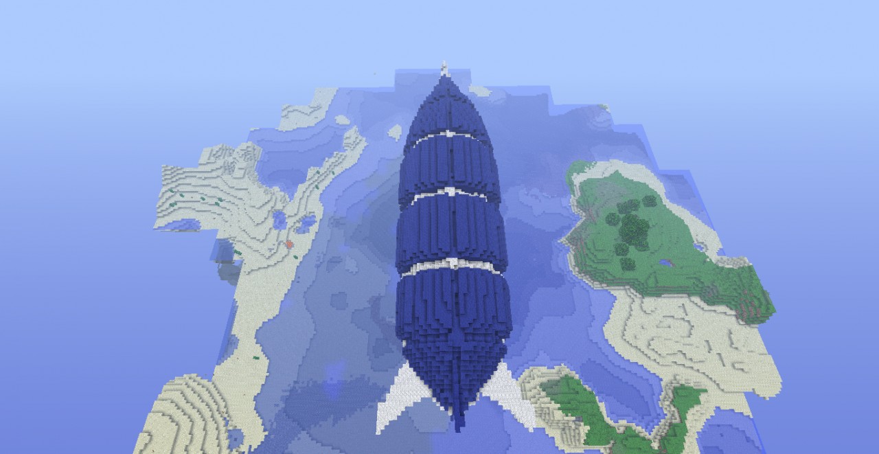 Huge Airship Minecraft Map