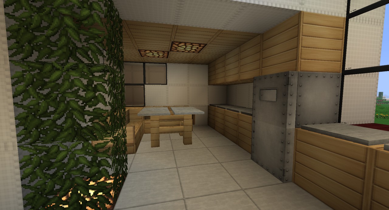 Modern House (concept with kitchen) Minecraft Map