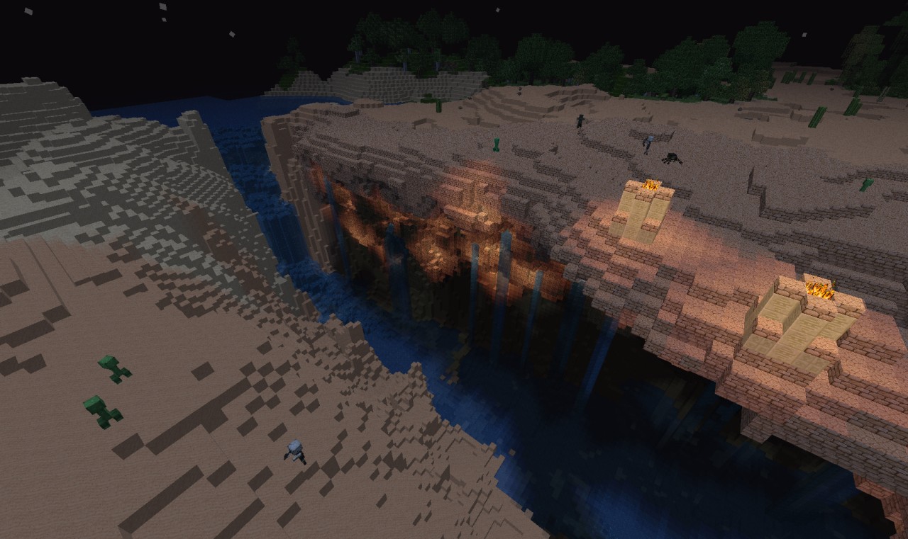 Desert Chasm Template Minecraft Map