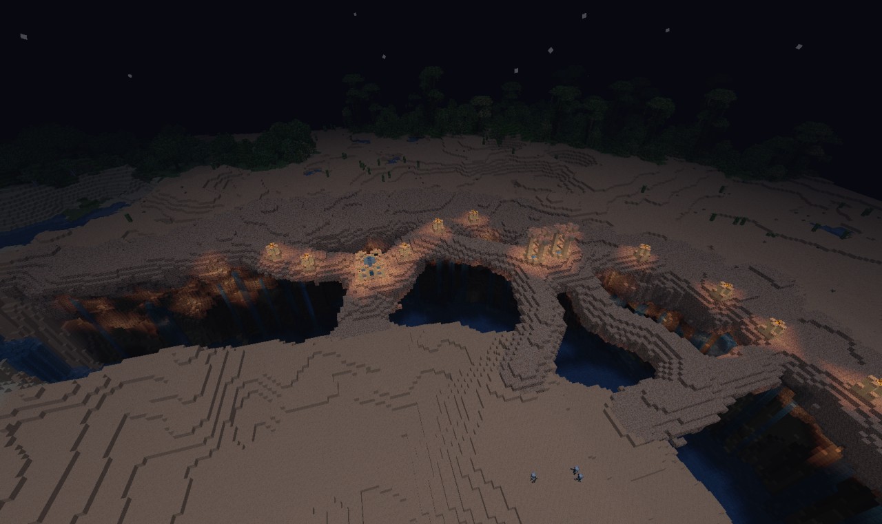 Desert Chasm Template Minecraft Map