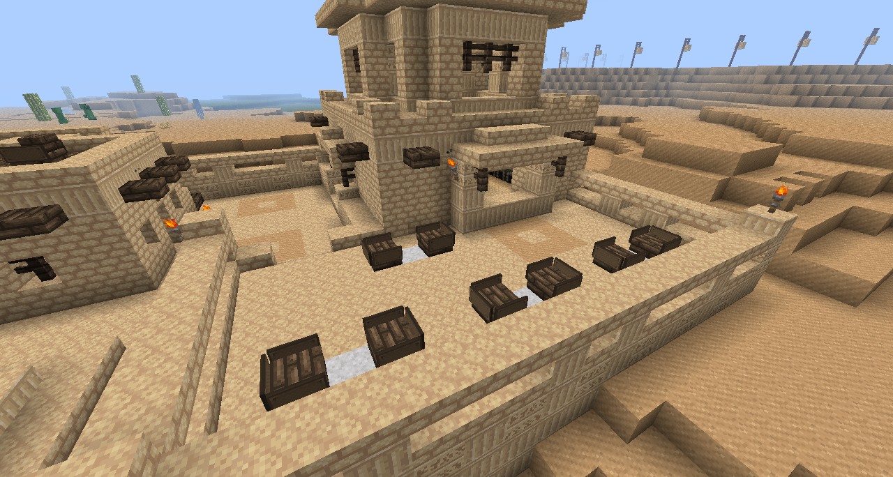 Desert Village Minecraft Map