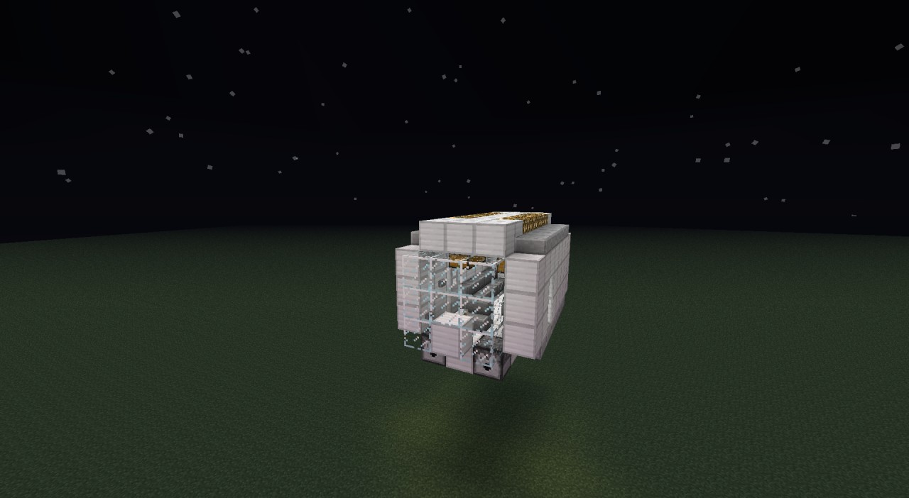 Space Bus transport shuttle Minecraft Map