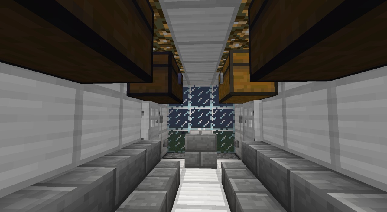 Space Bus transport shuttle Minecraft Map