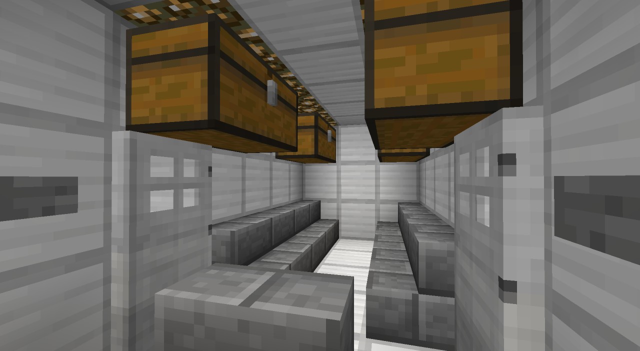 Space Bus transport shuttle Minecraft Map