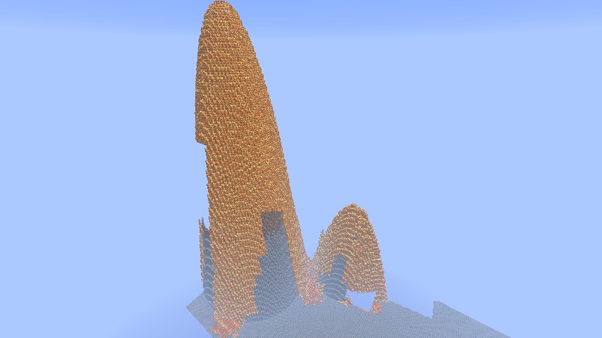 Custom Terrain: Volcanoes! Minecraft Map