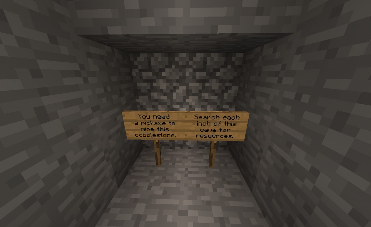 Adventure: Cave Escape Minecraft Map