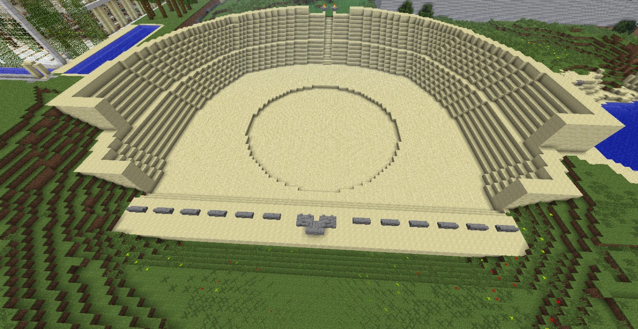 amphitheater/amphiteatre Minecraft Map