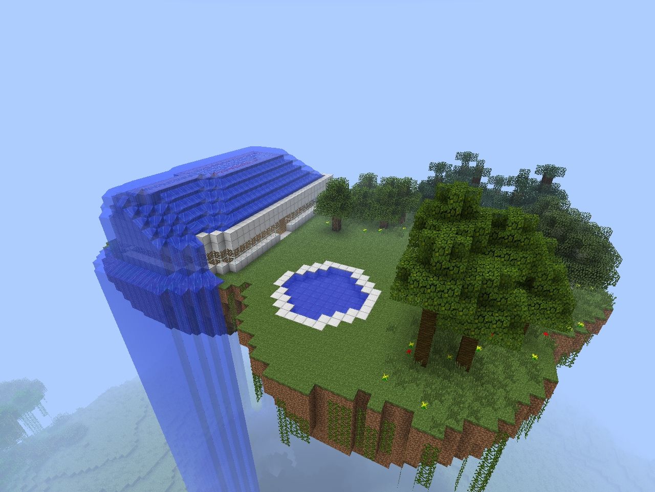 sky arena inspired by ipodmail Minecraft Map