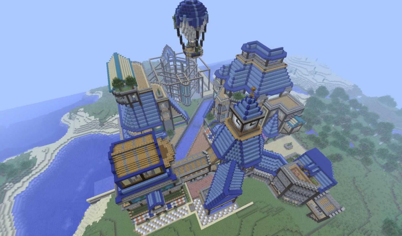 Castle Rock. Minecraft Map