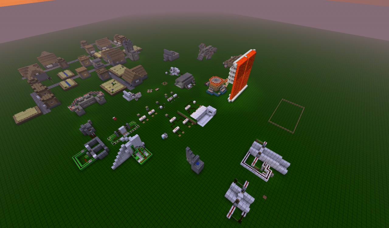 my redstone testing grid Minecraft Map