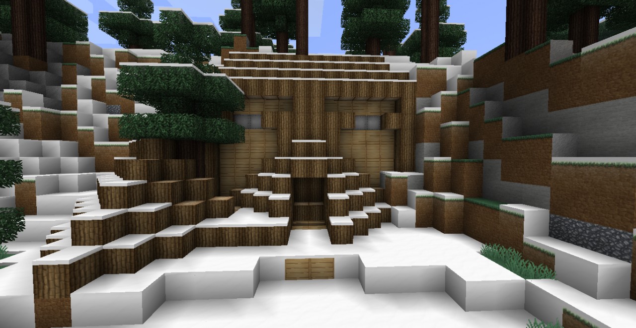 The Hunter's Mansion By Mezzo_Drago ( underground house with a mini ...