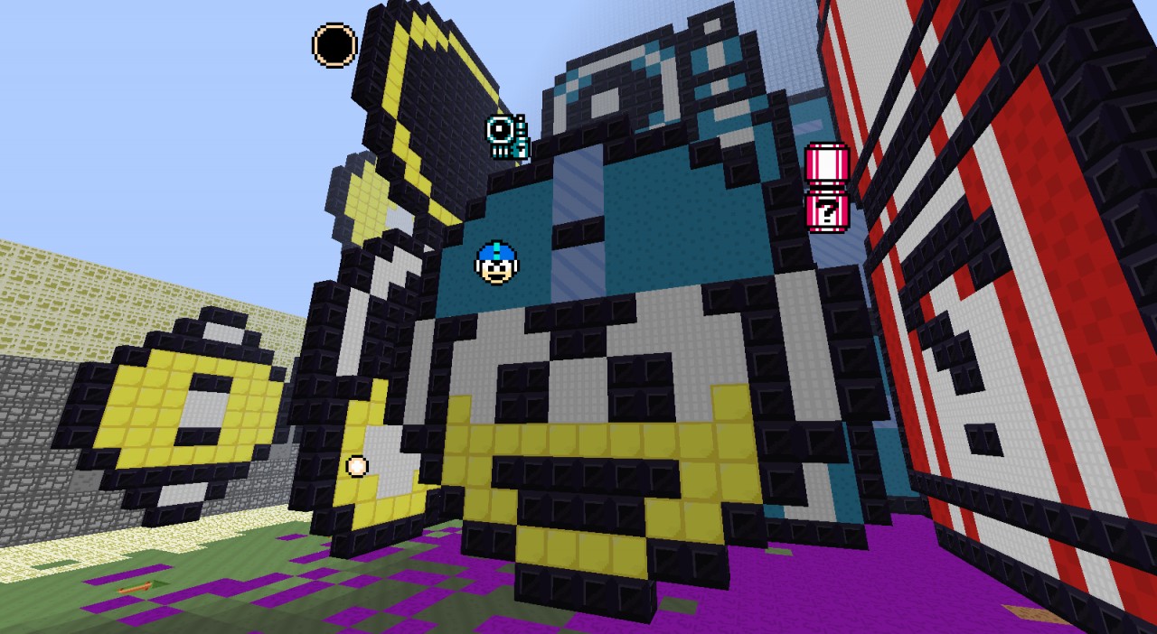 Mega Man Pixel Pack Minecraft Map