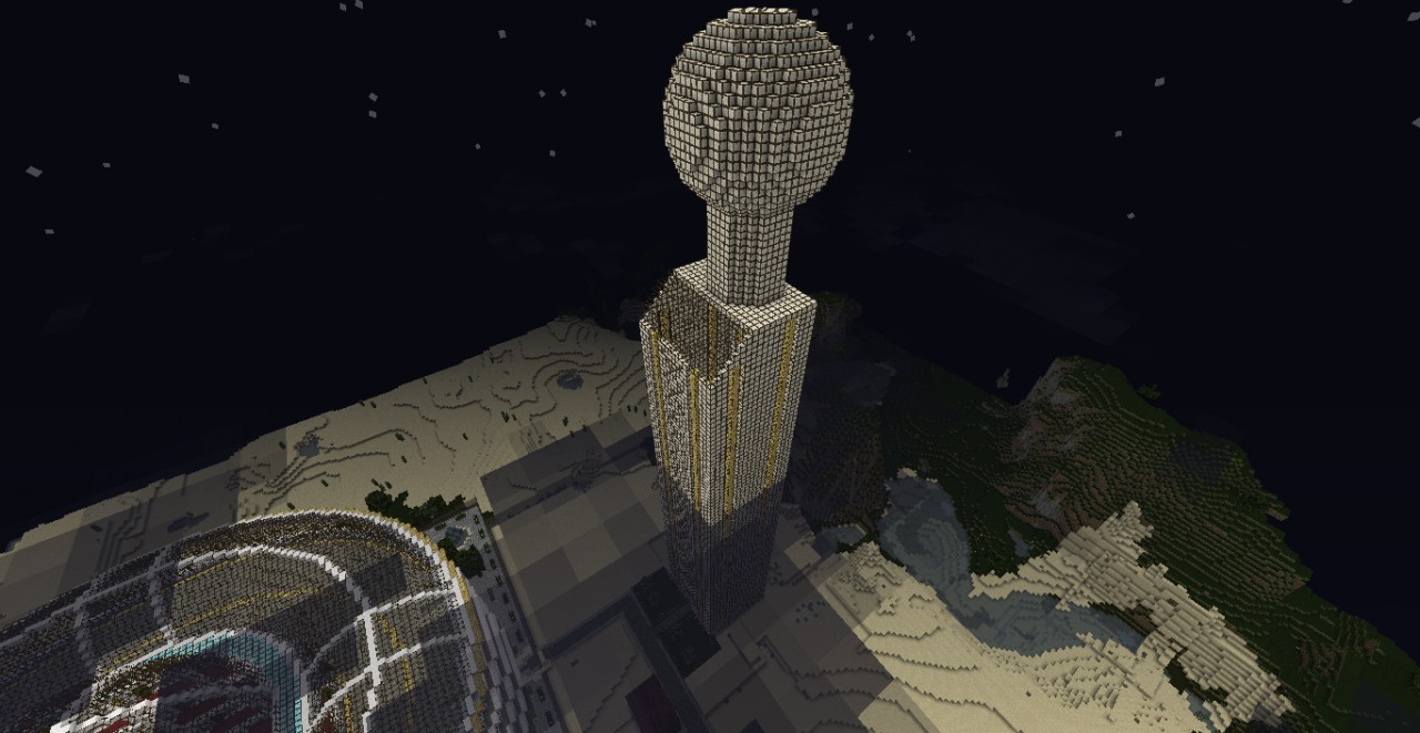 Giant Hotel Tower Minecraft Map