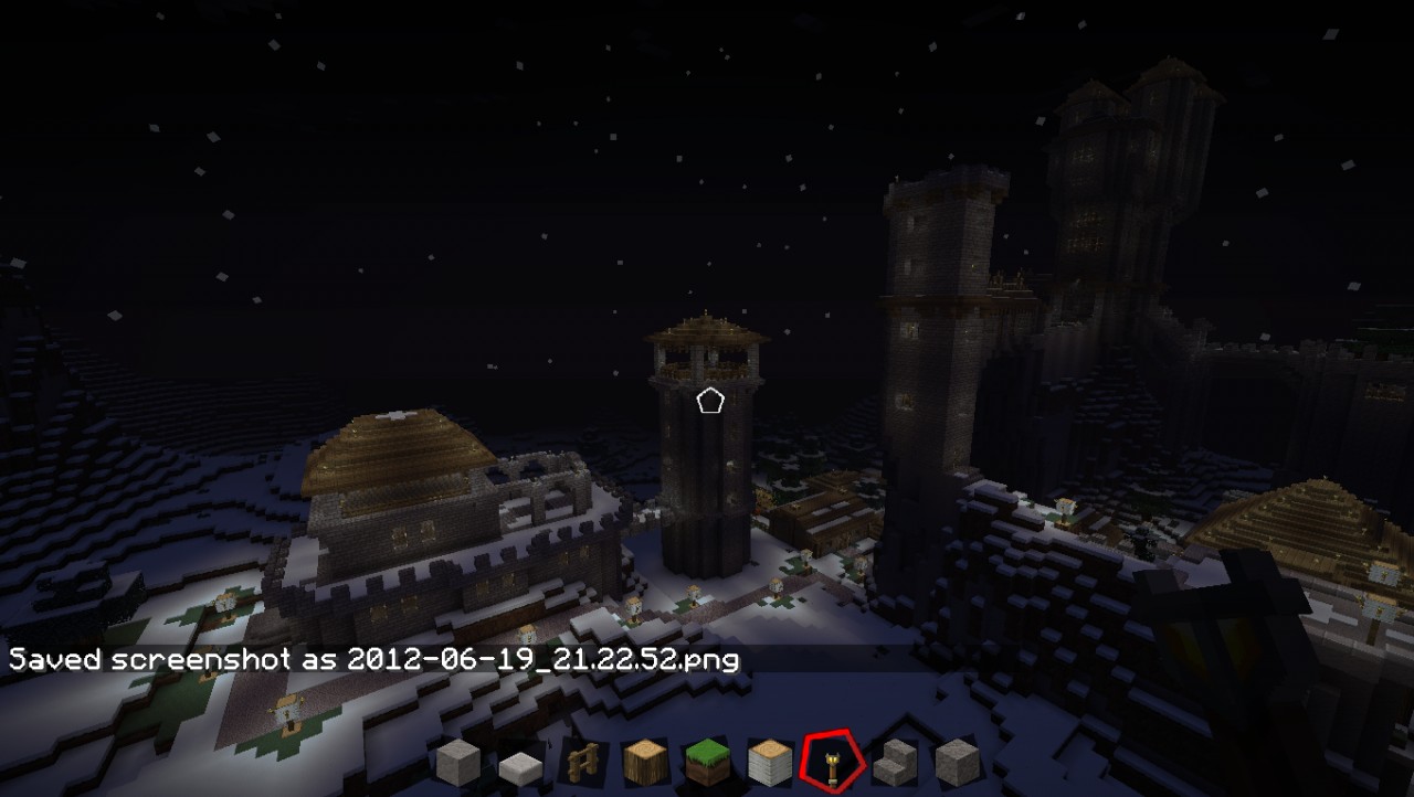 Classic Mountain Town Minecraft Map