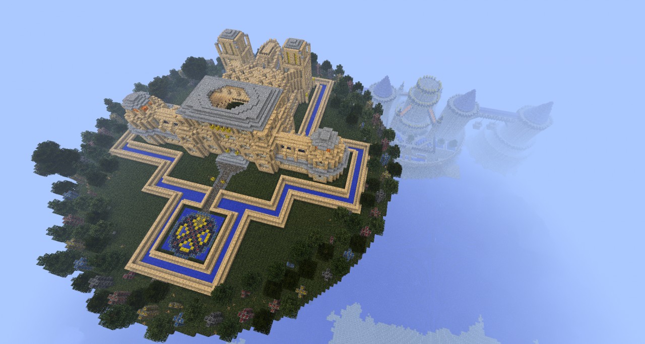 Floating Mansion Minecraft Map