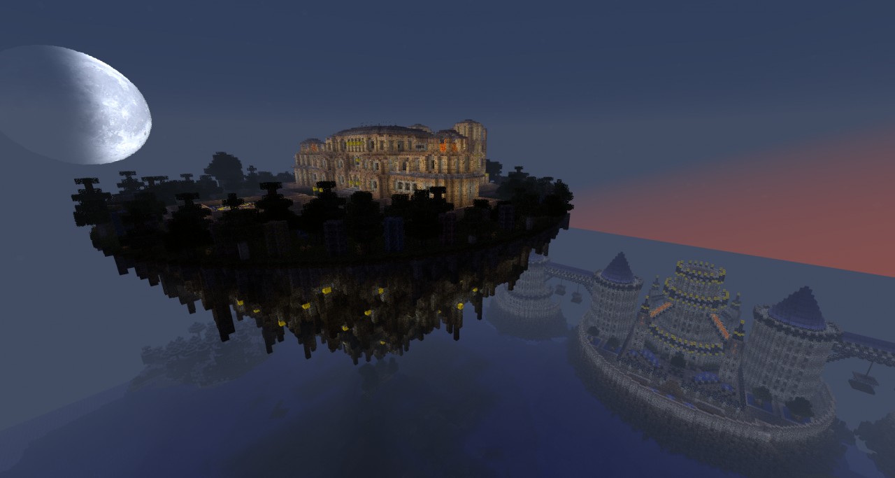 Floating Mansion Minecraft Map