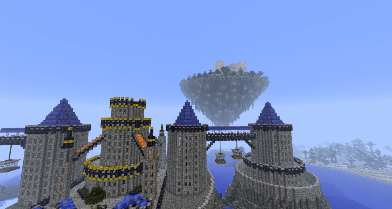 Floating Mansion Minecraft Map