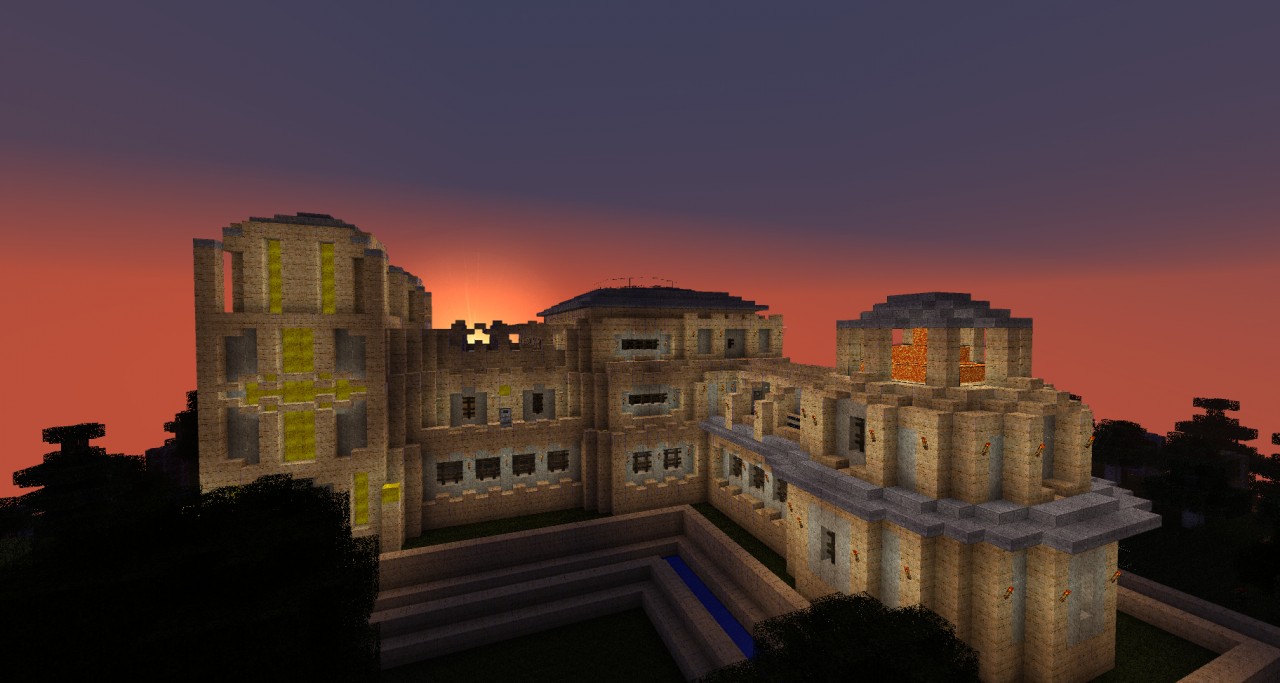 Floating Mansion Minecraft Map