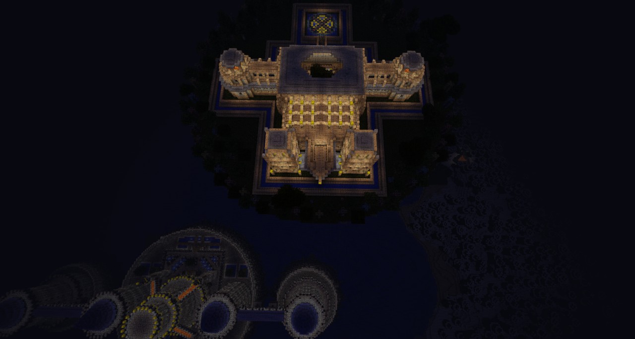 Floating Mansion Minecraft Map