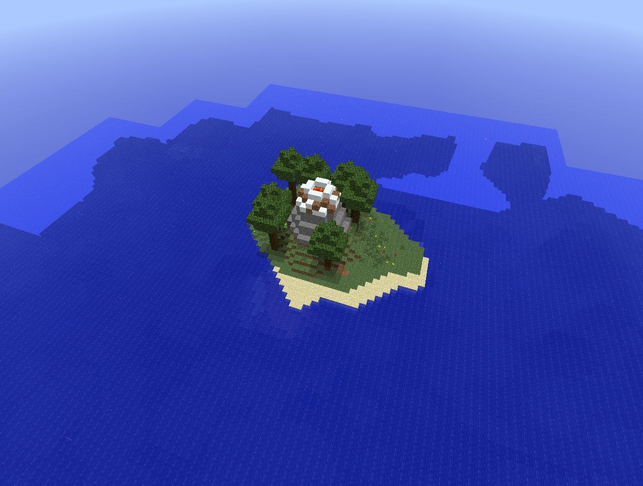 survival island Minecraft Map