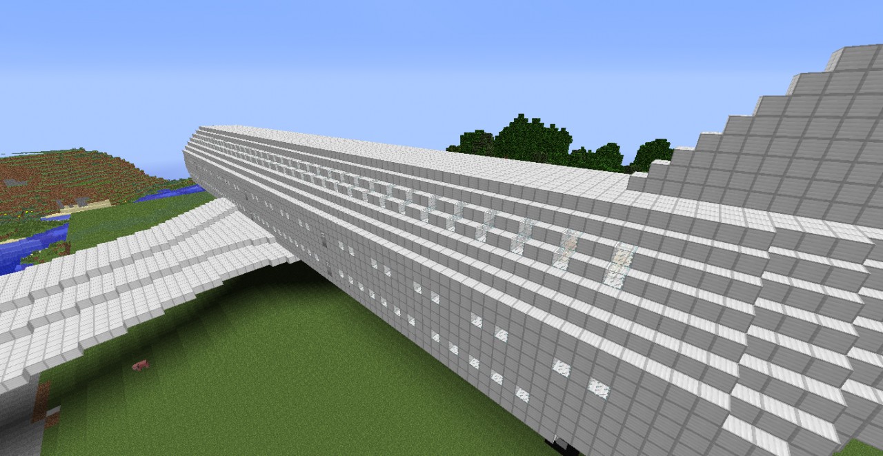 Huge Airplane Minecraft Map