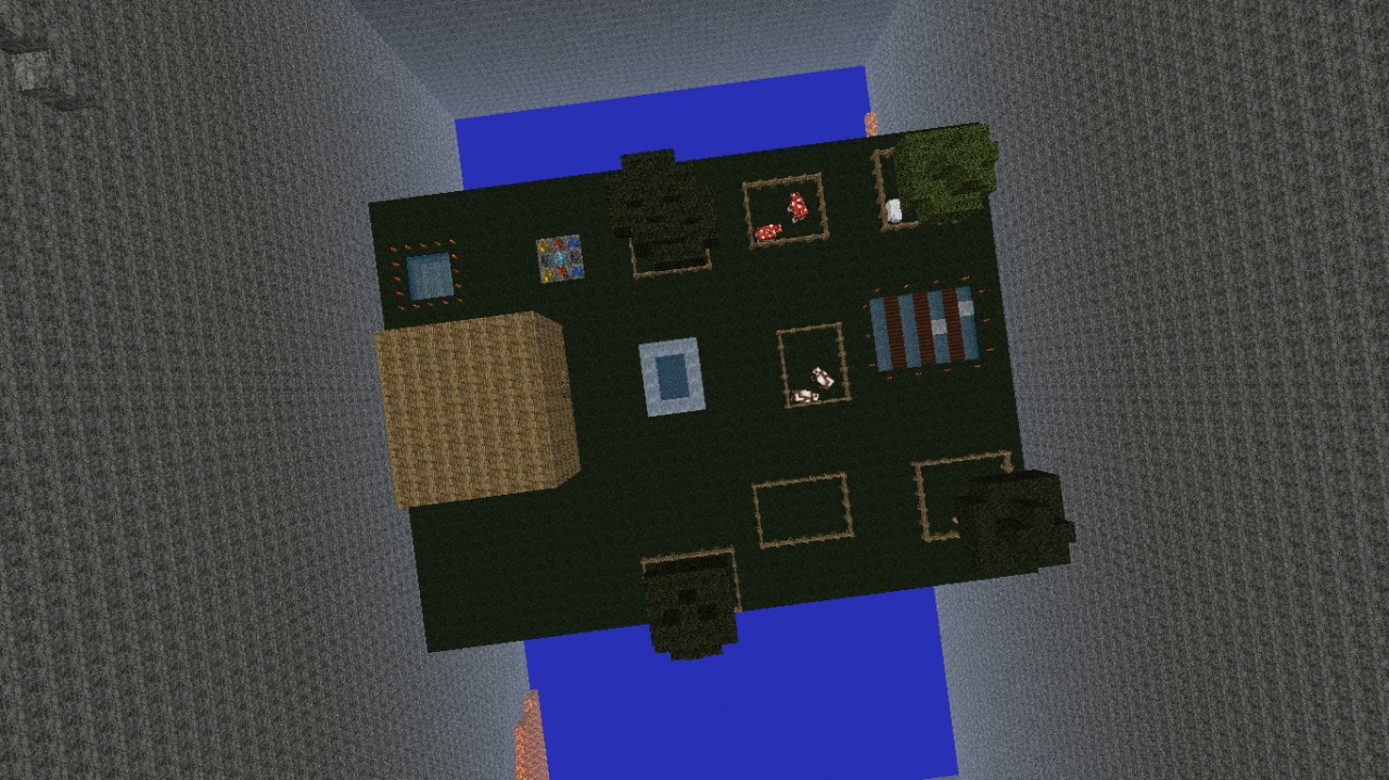 Large skyblock survival Minecraft Map