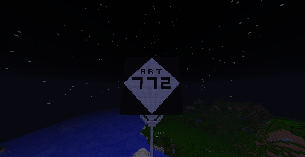 My own logo in game Minecraft Map