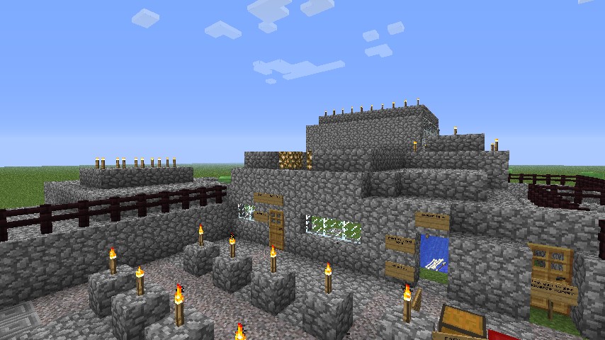 mob spawner base Minecraft Project