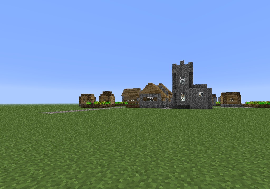 Flat land survival Minecraft Map