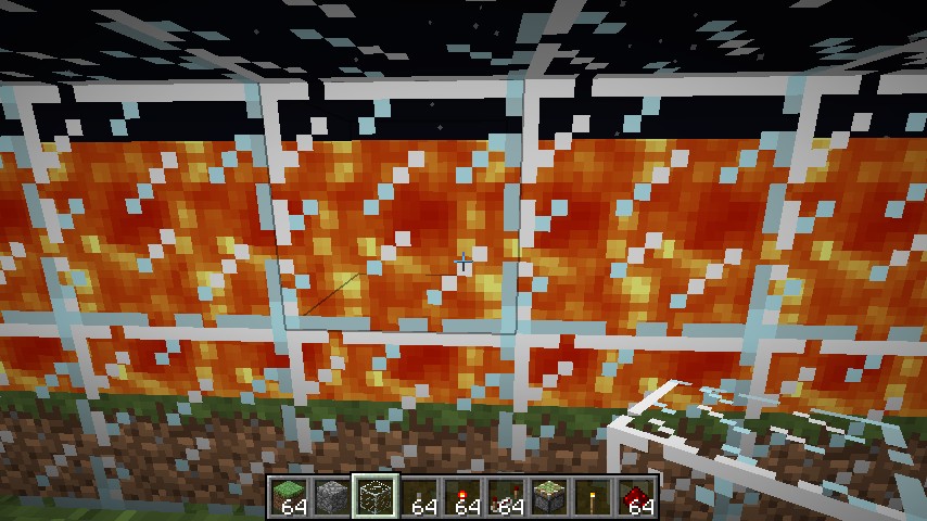 zombie survival map-lava tunnel Minecraft Map