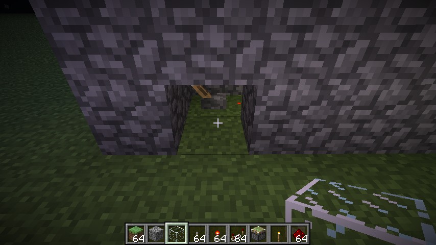 zombie survival map-lava tunnel Minecraft Map