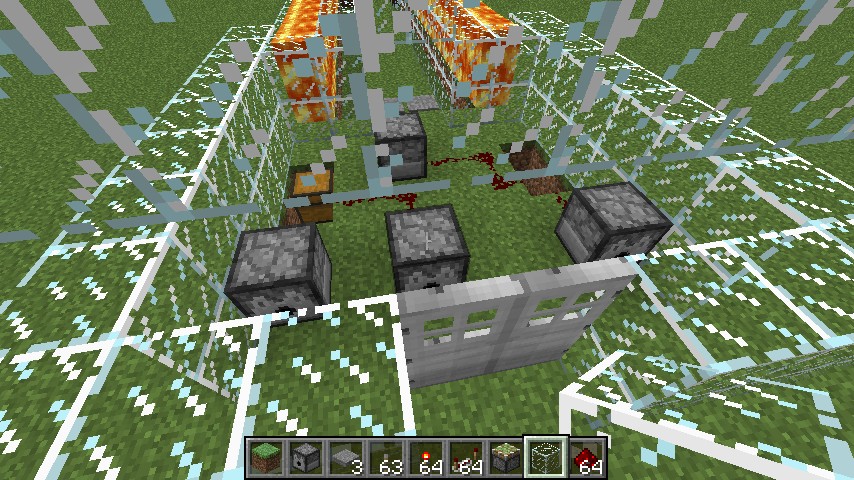 zombie survival map-lava tunnel Minecraft Map