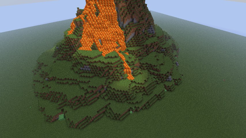 Volcano Minecraft Map