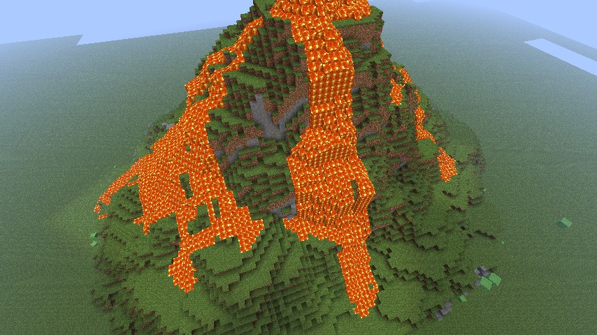 Volcano Minecraft Map