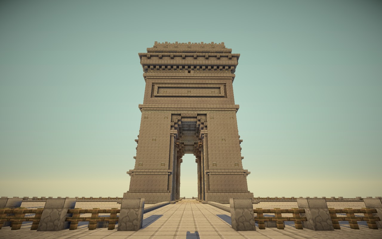 Arc de Triomphe, Paris (1:1) Minecraft Map